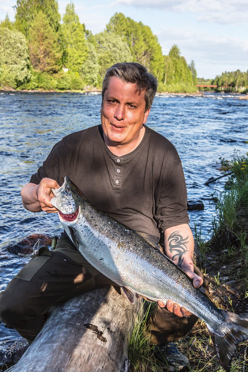 Fiska Lax i Byskeälven - Svenskt Fiske